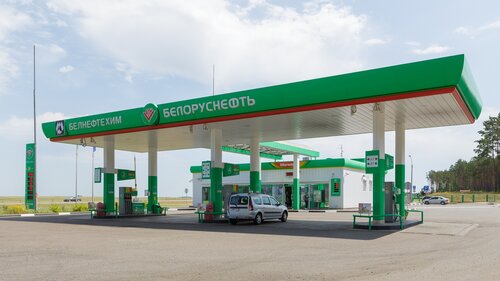 Benzin istasyonu Belorusneft, Gomelskaya oblastı, foto
