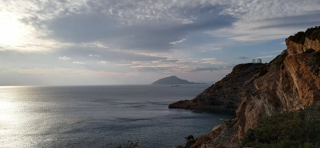 Anıt, heykel Temple of Poseidon, Dünya, foto