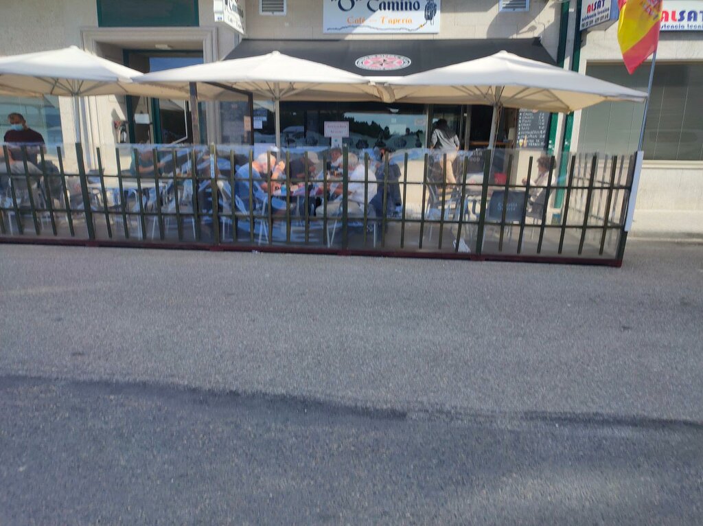 Bar O Camiño Milladoiro, Galisya, foto