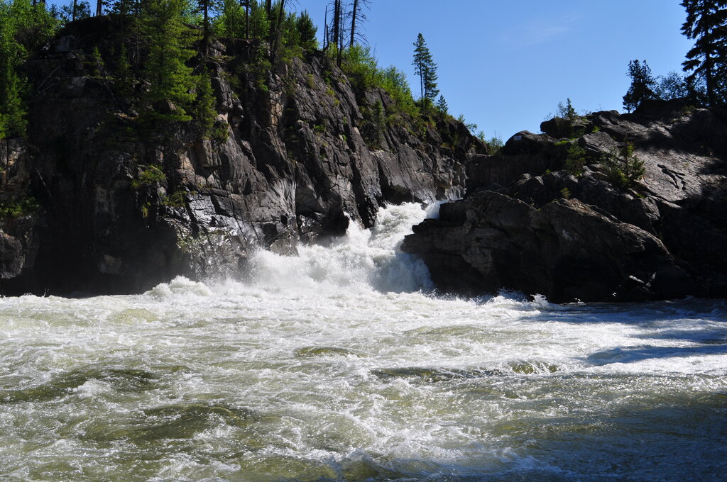 Şelale Бий-Хем, Tuva, foto