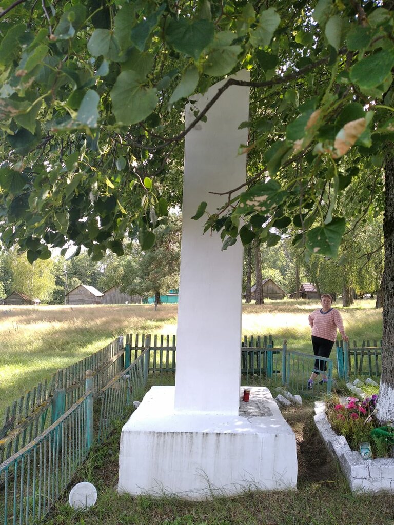 Anıt, heykel Братская могила воинов Советской Армии, Brianskaya oblastı, foto