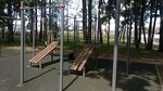 Sports ground (Moscow Region, Dolgoprudny, Parkovaya ulitsa), spor alanı  Dolgoprudny'den