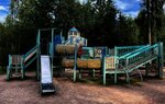 Детский игровой комплекс Маяк (Moscow Region, Krasnoznamensk, gorodskoy park Krasnoznamensk), oyun alanı  Krasnoznamensk'ten