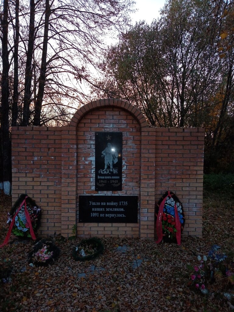 Anıt, heykel Воинам-землякам, павшим в Великой Отечественной войне, Kirovskaya oblastı, foto
