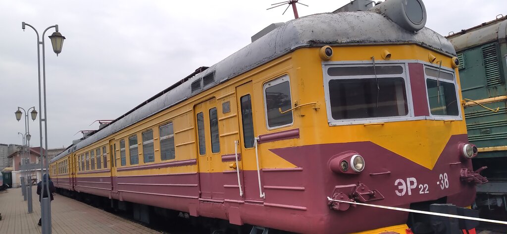 Park, sokak heykeli Дизель-поезд Д1, Moskova, foto