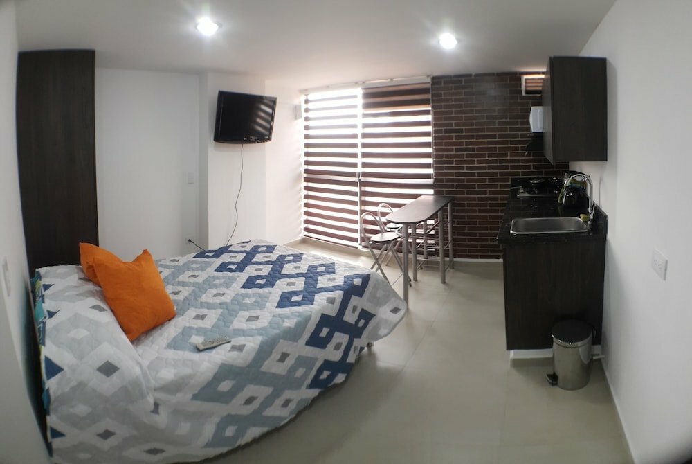 Kısa süreli konaklama Apartaestudio Loft Comodo Belen, Frente Metroplus, Medellin, foto
