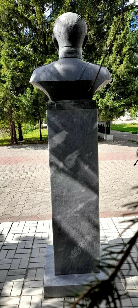 Anıt, heykel Бюст Героя Советского Союза А.Г. Анчугова, Kataysk, foto