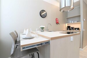 Forenom Aparthotel Vaasa (Pohjanmaa, Vaasa, Hovioikeudenpuistikko, 19), otel  Vaasa'dan