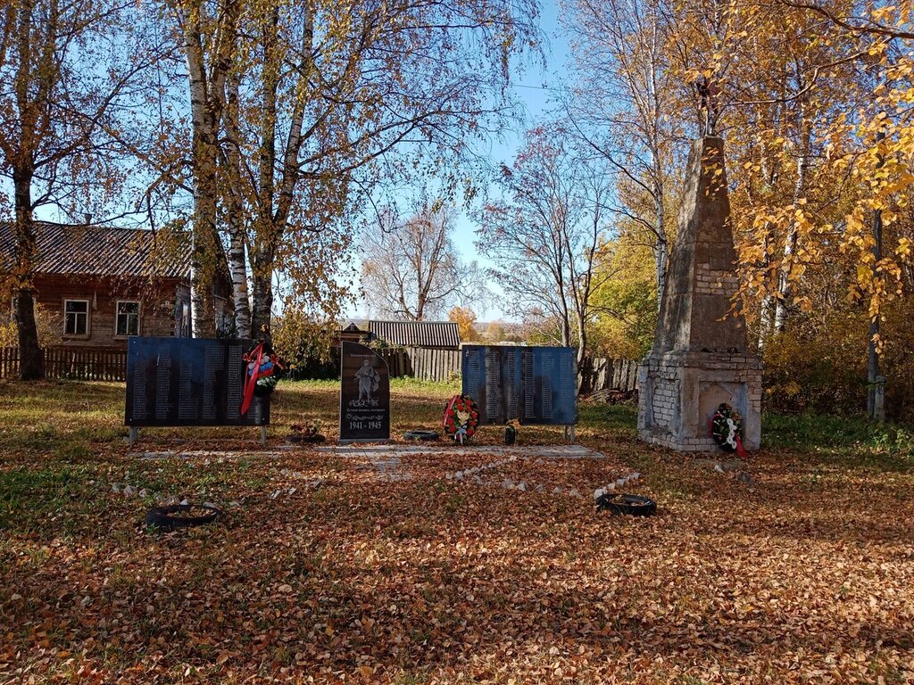 Anıt, heykel Воинам-землякам, павшим в Великой Отечественной войне, Kirovskaya oblastı, foto