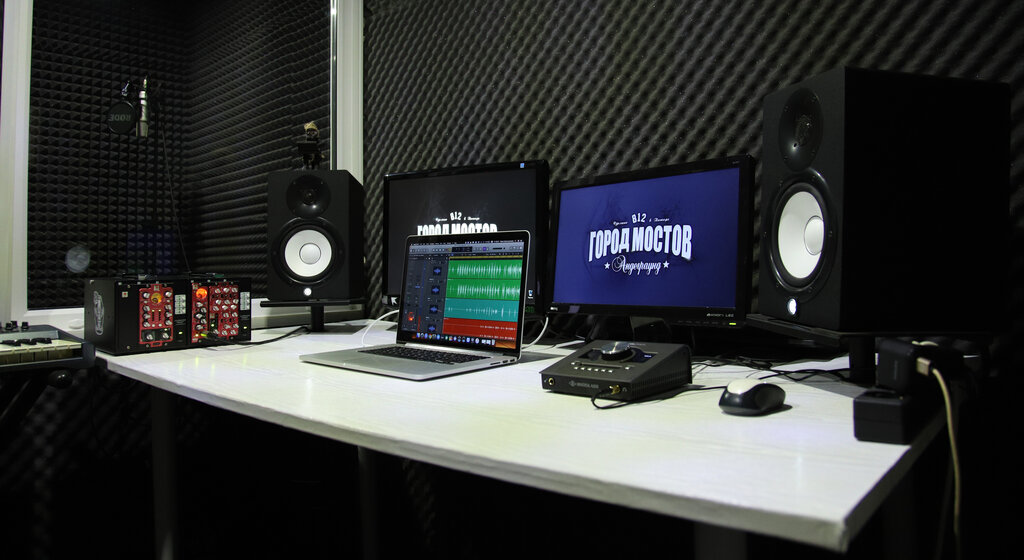 Ses kayıt stüdyoları Gorod Mostov Records, Saint‑Petersburg, foto
