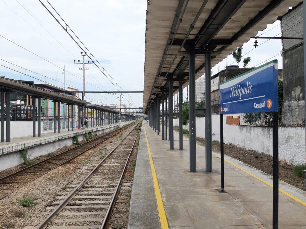 Tren istasyonu Nilópolis, Rio de Janeiro, foto