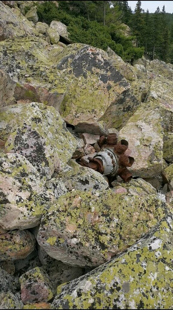 Unutulmaz olayların yeri Место катастрофы самолёта DC-3 в 1947 г., Çeliabinskaya oblastı, foto