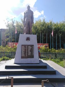 Погибшим в годы Великой Отечественной войны (Ulyanovsk Region, Radishchevskiy rayon, selo Kalinovka, Razdolnaya ulitsa), anıt, heykel  Ulyanovskaya oblastından