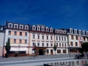 Hotel Slovan Comfort (Olomoucký kraj, Prerov, Náměstí), otel  Jesenik'ten