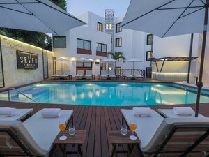 Seven Boutique Apartments Cancún (Quintana Roo, Cancun, Avenida Bonampak), otel  Cancun'dan