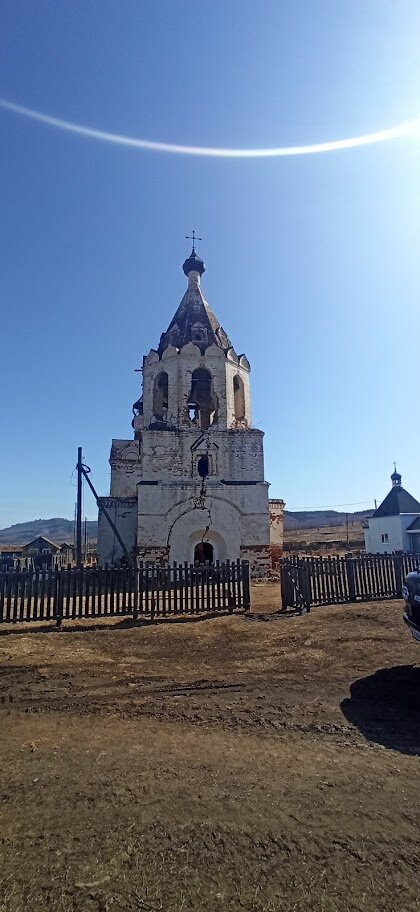 Ortodoks kiliseleri Tserkov Uspeniya Presvyatoy Bogoroditsy, Zabaykalski krayı, foto