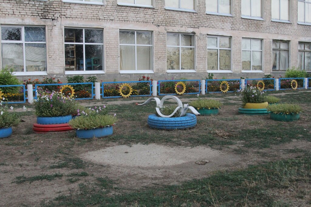 Ortaokul Torgunskaya srednyaya obshcheobrazovatelnaya shkola, Volgogradskaya oblastı, foto