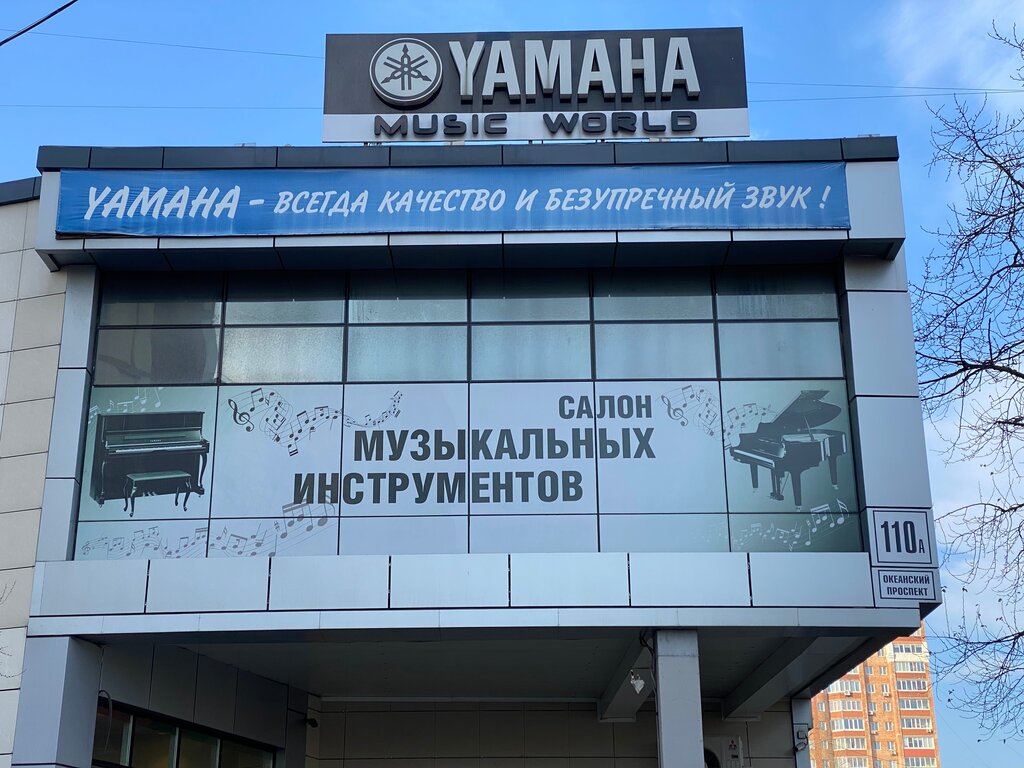 Enstrüman mağazaları Yamaha Music World, Vladivostok, foto