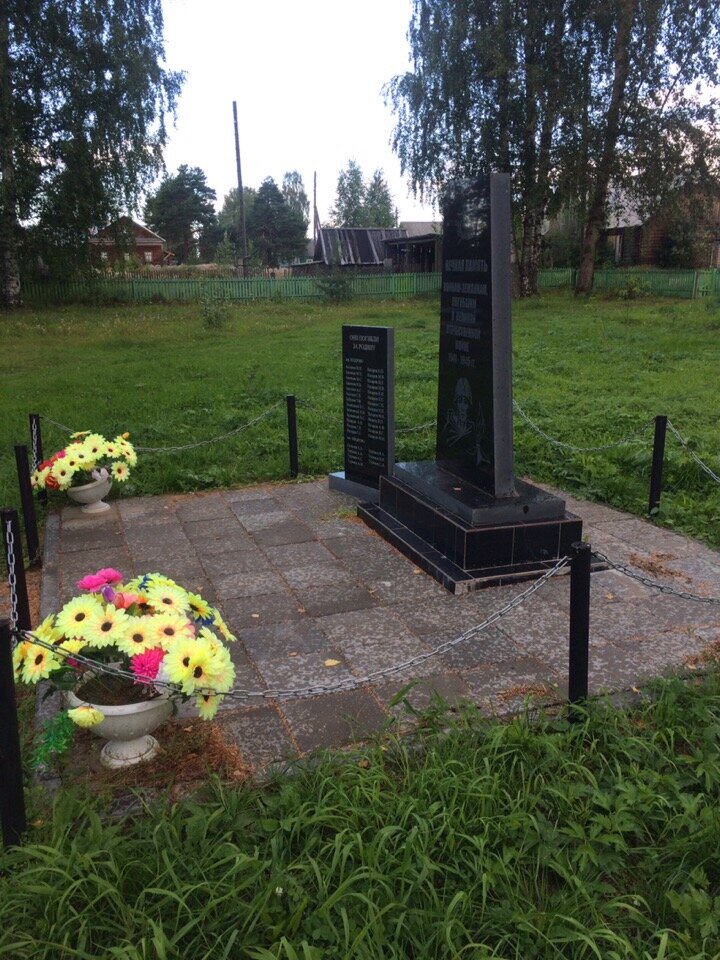 Anıt, heykel Воинам, павшим в годы Великой Отечественной войны, Arhangelskaya oblastı, foto