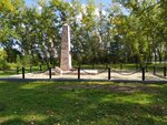 Участникам Великой Отечественной войны (Kooperativnaya ulitsa No:17, posyolok gorodskogo tipa Bolshaya Murta), anıt, heykel  Krasnoyarski krayından