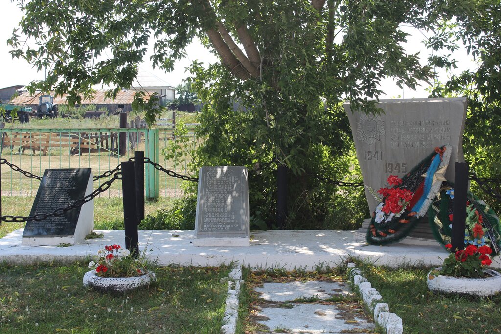 Anıt, heykel В честь погибших воинов в Великой Отечественной войне, Çeliabinskaya oblastı, foto