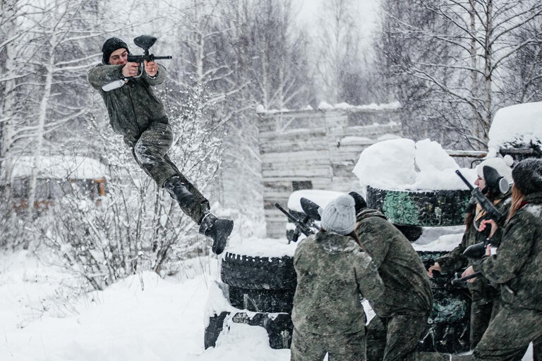 Paintball Пейнтбольный клуб Яркая битва, Nijegorodskaya oblastı, foto
