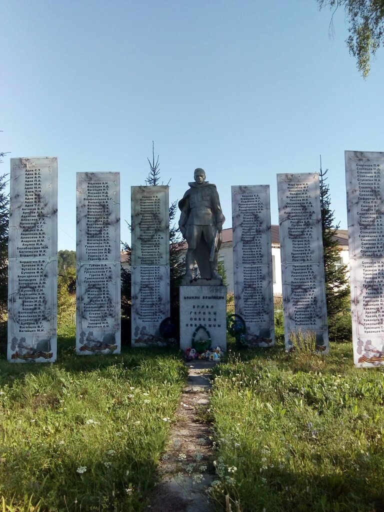 Anıt, heykel Воинам-землякам, погибшим на фронтах Великой Отечественной войны, Novosibirskaya oblastı, foto