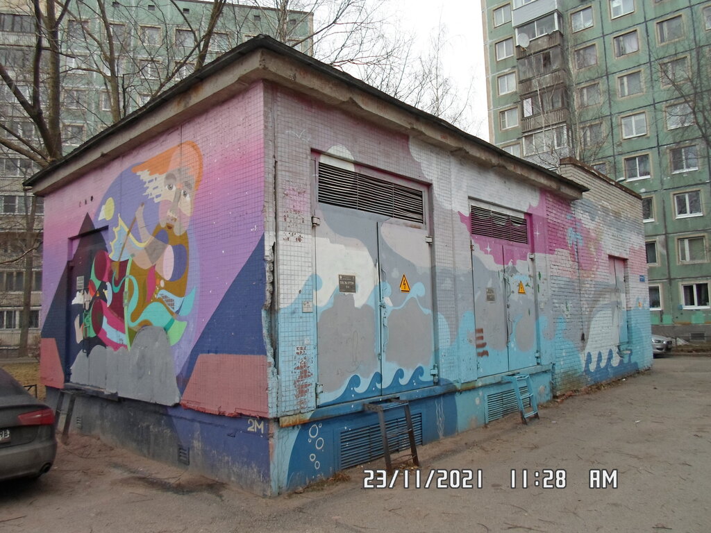 Mühendislik altyapısı Трансформаторная подстанция № 17735, Saint‑Petersburg, foto