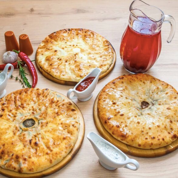 Ekmek fırını Osetinskie pirogi, Moskova, foto