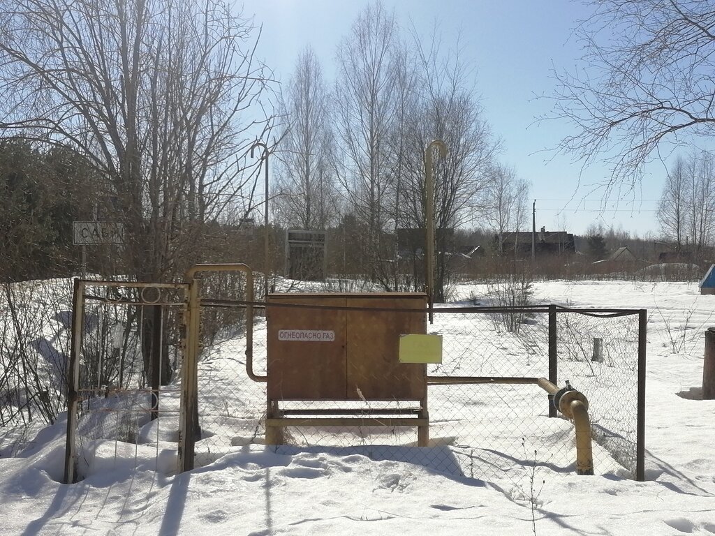 Mühendislik altyapısı Газорегуляторный пункт шкафной, Novgorodskaya oblastı, foto