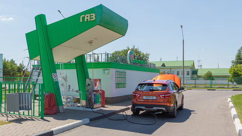 Benzin istasyonu Belorusneft, Gomel, foto