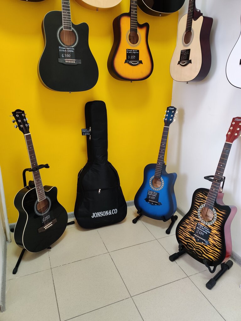 Enstrüman mağazaları 62guitars, Riazan, foto