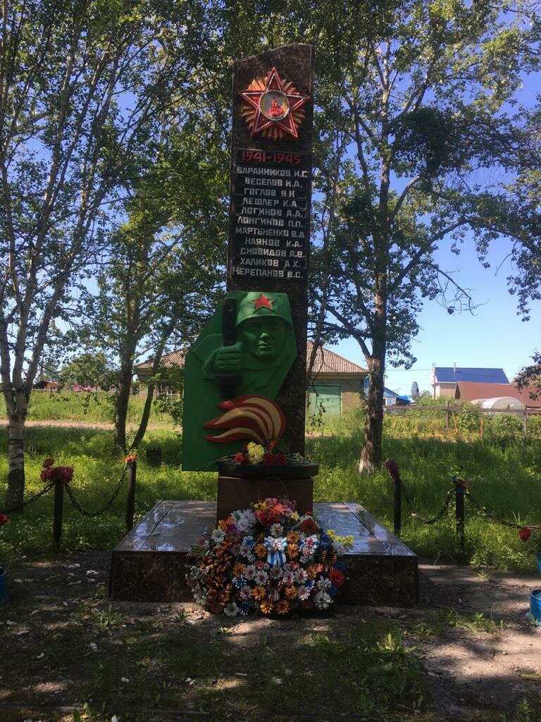 Anıt, heykel Землякам-участникам Великой Отечественной войны, Kamçatski krayı, foto