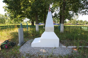 Одиночные и групповые захоронения воинов, умерших от ран (Tambov Region, Morshanskiy munitsipalny okrug, posyolok Vyazhli, ulitsa Pobedy), anıt, heykel  Tambovskaya oblastından