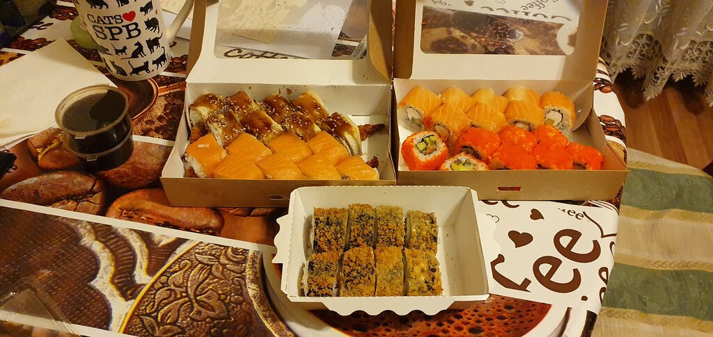 Suşi restoranı Sushi Gohan, Moskova, foto