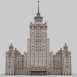 Кэпитал (Varshavskoye Highway No:42), lazer çalışmaları  Moskova'dan
