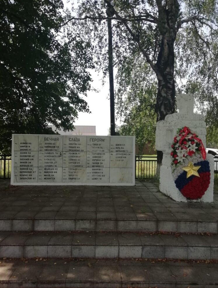 Anıt, heykel Братская могила, Tulskaya oblastı, foto