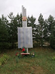 Обелиск героем, павшим в Великой Отечественной войне (Republic of Bashkortostan, Krasnokamskiy rayon, Kuyanovskiy selsovet, derevnya Novokhazino), anıt, heykel  Başkurdistan'dan