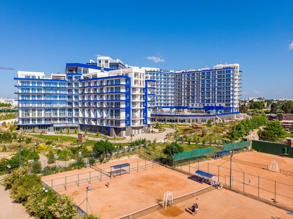 Tenis kulüpleri ve kortları Tennis court AquaMarine, Sevastopol, foto