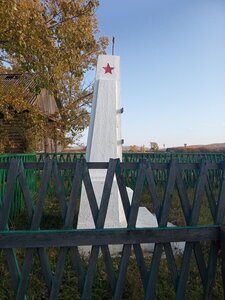 Обелиск воинам, павшим в Великой Отечественной войне (Trans-Baikal Territory, Shelopuginskiy munitsipalny okrug, selo Glinyanka), anıt, heykel  Zabaykalski krayından