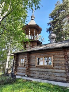 Часовня Параскевы Пятницы (Republic of Karelia, Kondopozhskiy rayon, Novinskoye selskoye poseleniye, derevnya Kulmuksa), şapel, haç anıtı  Karelya Cumhuriyeti'nden