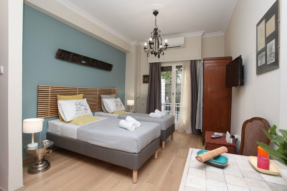Otel Stylish studio below the Acropolis, Atina, foto
