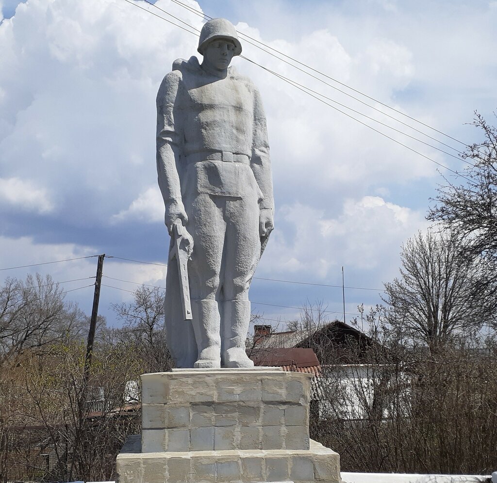 Anıt, heykel Братская могила, Vakhrusheve, foto