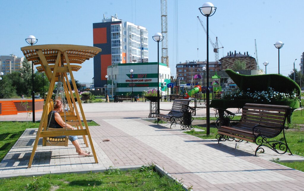 Kültür ve eğlence parkları Музыкальный сквер, Minusinsk, foto