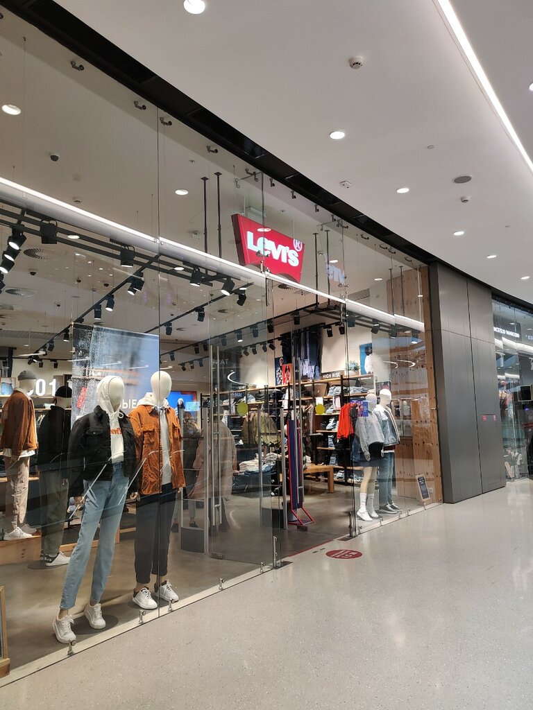 Denim giyim Levi's, Moskova, foto