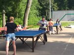 Столы для настольного тенниса (Moscow Region, Dmitrovskiy Urban District, Yakhroma, Parkovaya ulitsa), spor alanı  Yahroma'dan