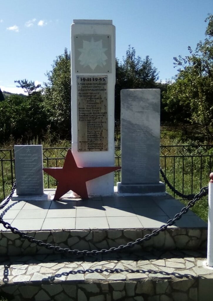Anıt, heykel Стела памяти, Başkurdistan, foto