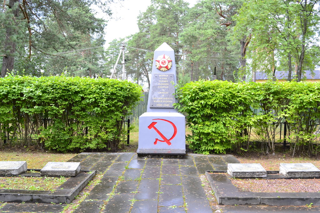 Anıt, heykel Братское кладбище воинов, погибших при освобождении Пскова в 1944 году, Pskov, foto