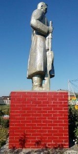 Anıt, heykel Участникам Великой Отечественной войны 1941-1945 гг., Novosibirskaya oblastı, foto