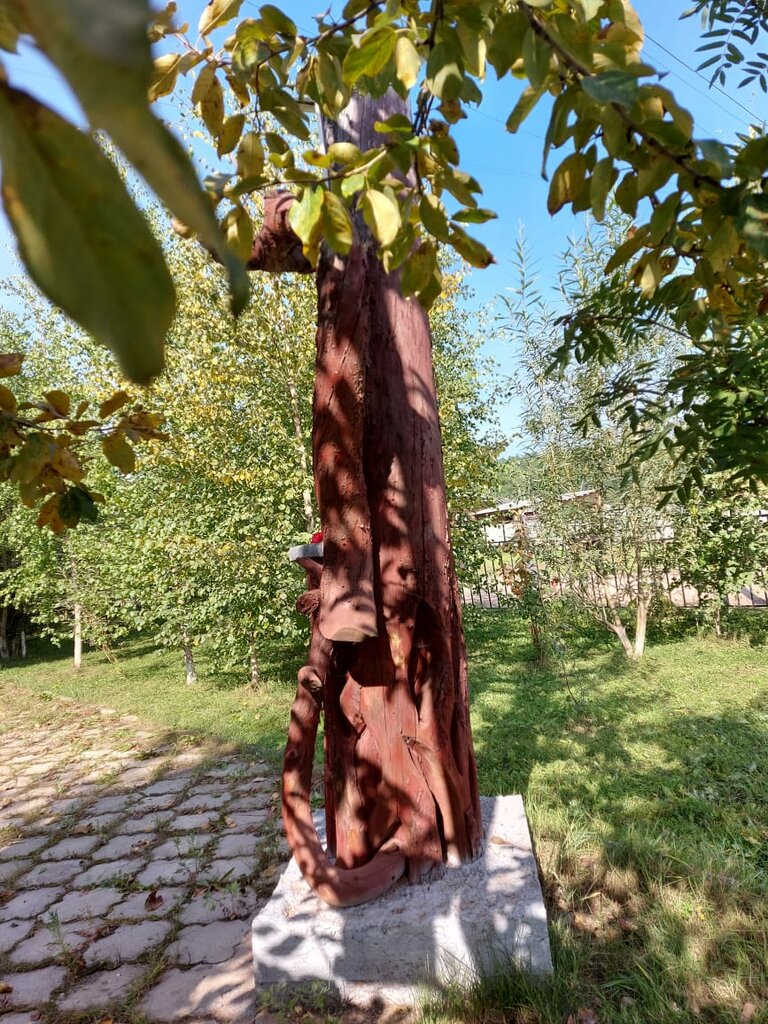 Anıt, heykel Снайпер Егор Мыреев, Saha Cumhuriyeti (Yakutistan), foto